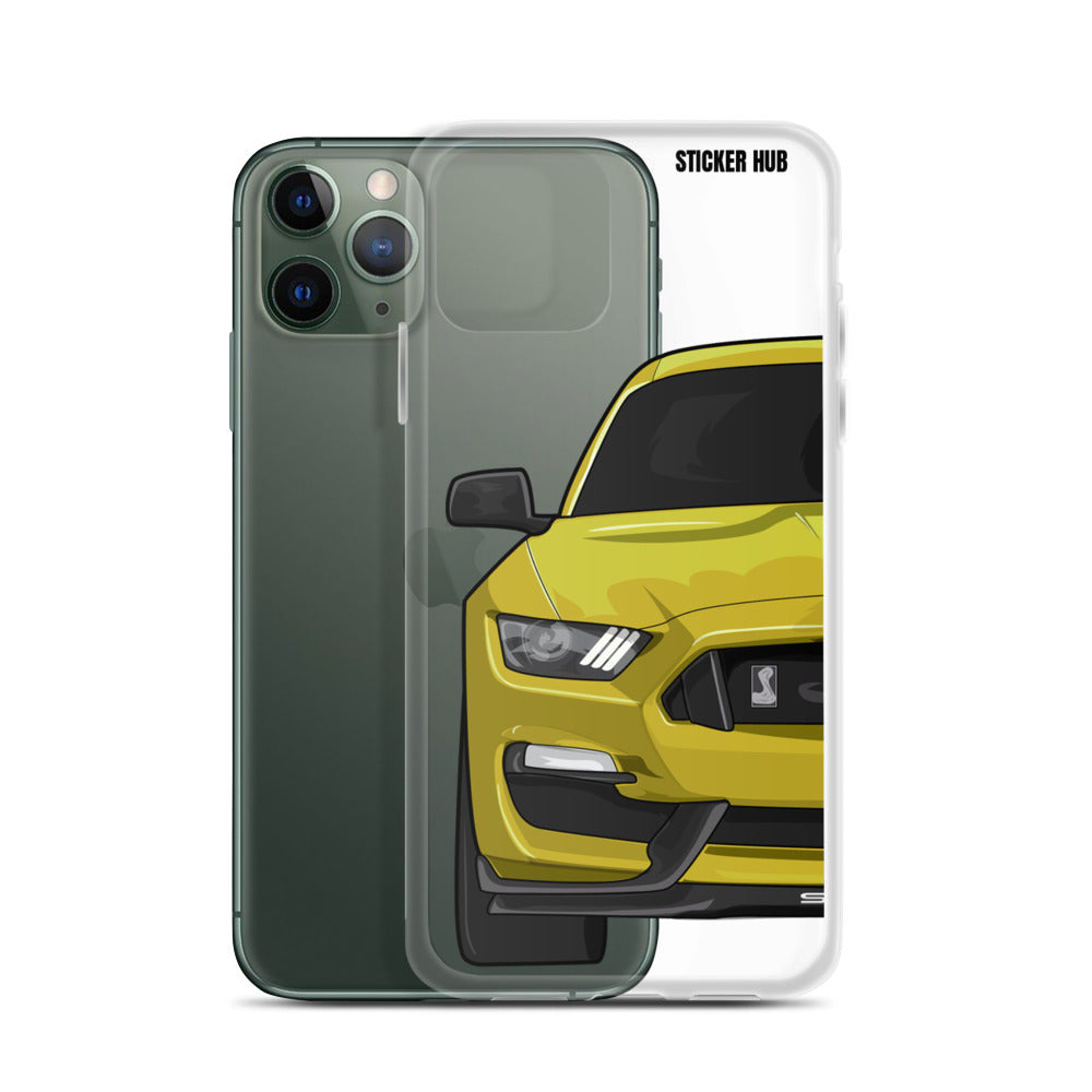 Yellow Mustang GT350 - iPhone Case – Sticker Hub
