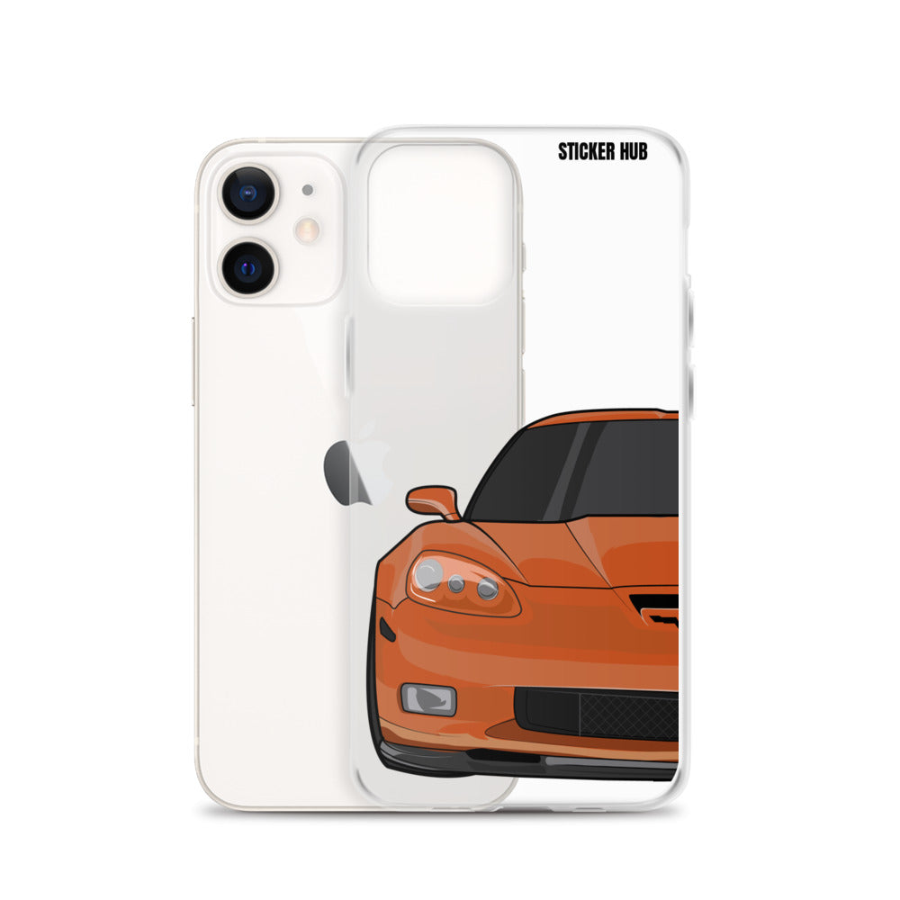 Atomic Orange C6 Corvette Z06 - iPhone Case – Sticker Hub